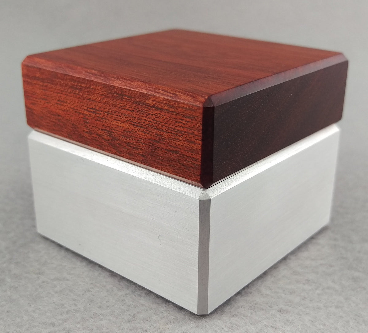 Solid Metal & BloodWood Engagement Proposal Ring Box – DPCustoms
